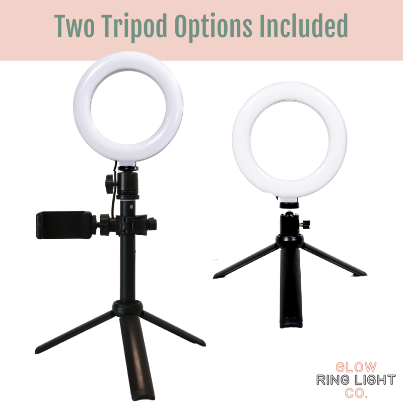 6" Mini LED Glow Ring Light – Glow Ring Light Co